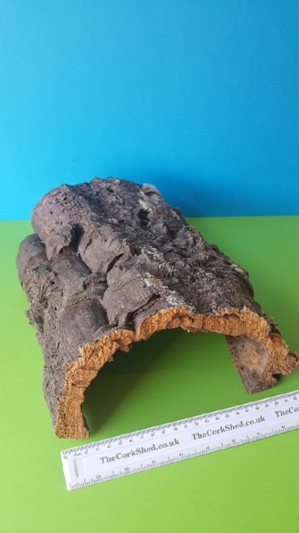 Cork caves and hides are perfect for decoration, hiding and nesting