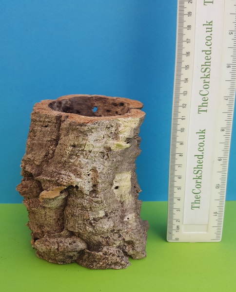 Cork Tubes. Hollow decorative cork branches, order online, The Cork Shed