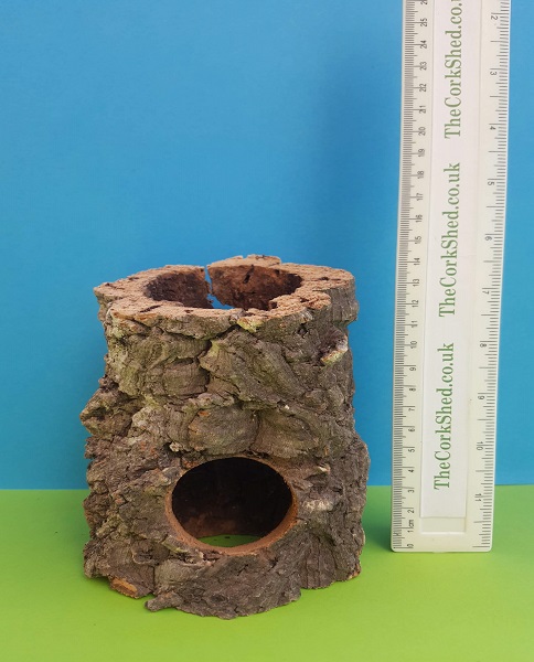 Cork Tubes. Hollow decorative cork branches, order online, The Cork Shed