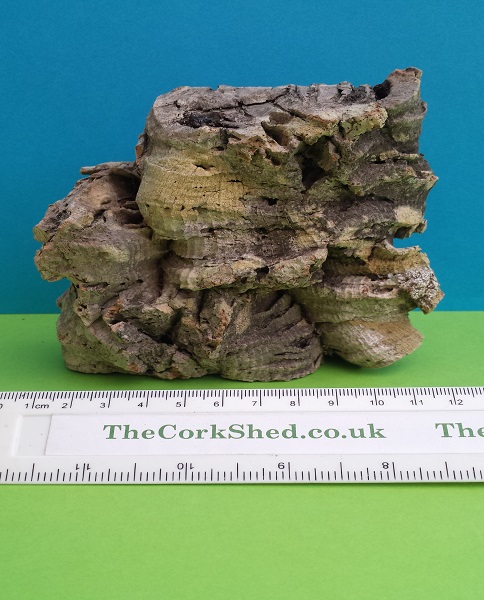 Decorative cork for the use in landscape modelling and model railways