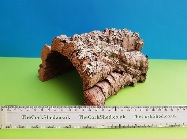Cork caves and hides are perfect for decoration, hiding and nesting