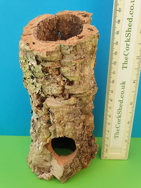 Cork caves and hides are perfect for decoration, hiding and nesting