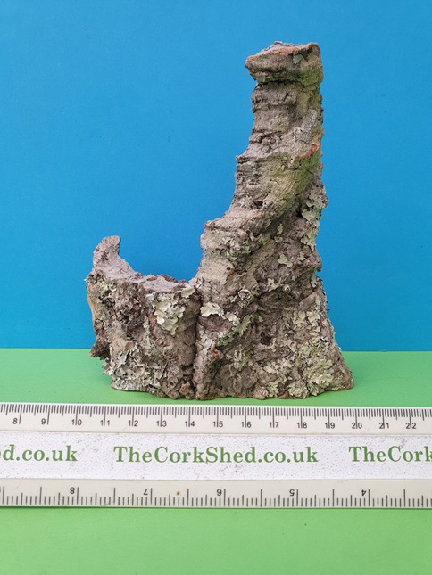 Cork Bark Rock Face 16cm WRF60 Cork Tubes Cork Bark Cork Branches, The ...