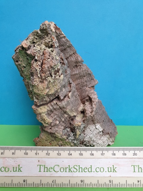 Cork Bark Rock Face 14cm WRF106 Cork Tubes Cork Bark Cork Branches, The ...