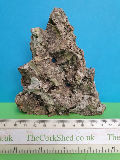 Cork Bark Rock Face 15cm WRF112 Cork Tubes Cork Bark Cork Branches, The ...